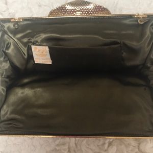 Magid | Bags | Magid Hand Beaded Circa 95 Brown Gold Clutch | Poshmark